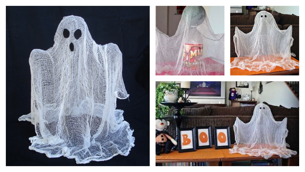 DIY Simple Floating Ghost for Halloween