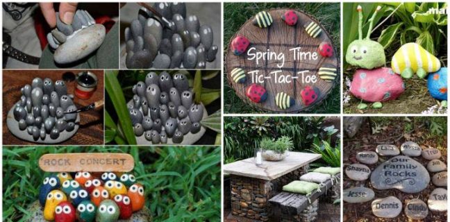Toe Art Garden Stone