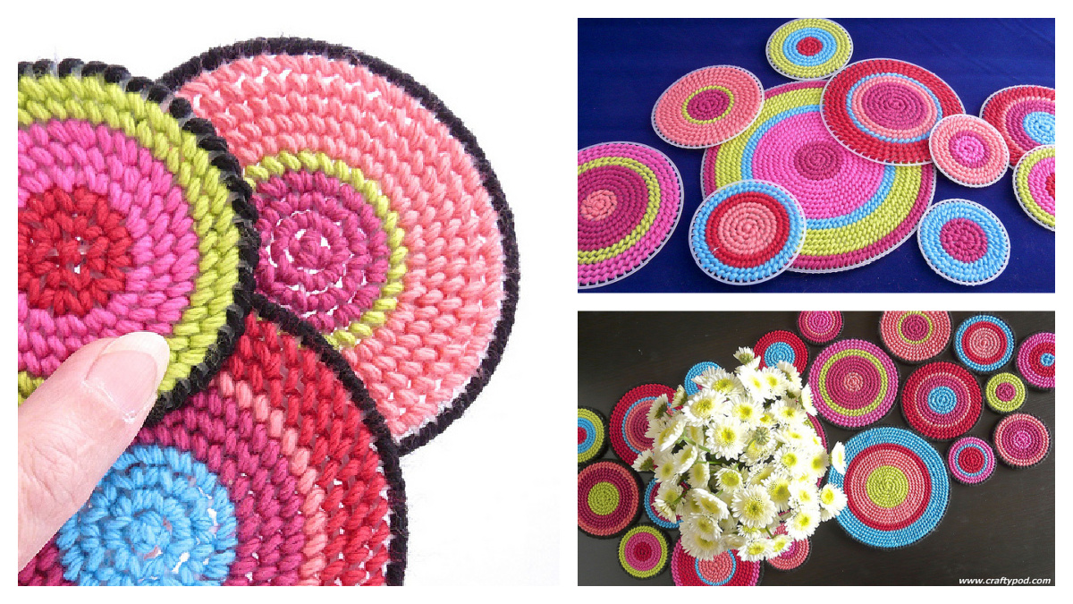 How to Make Colorful Mat From Plastic Canvas